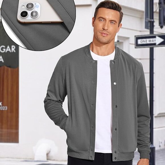 Coofandy | Jackets & Coats | Nwt Coofandy Mens Longsleeve Bomber ...